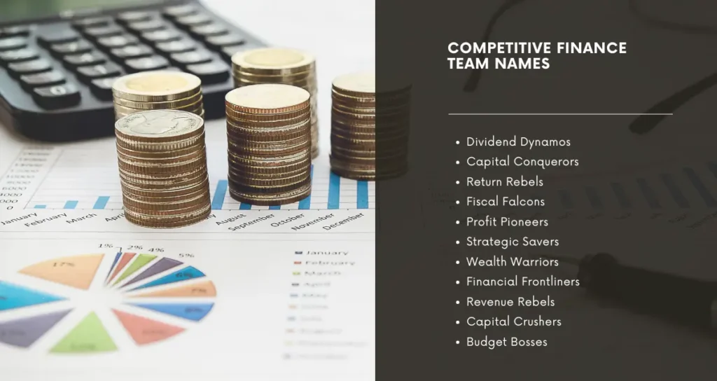 List of 600+ Finance and Accounting Team Names