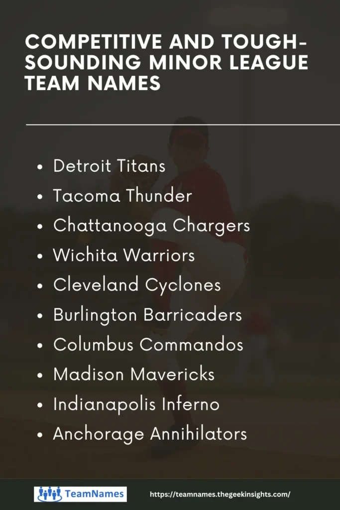 Best Minor League Team Names