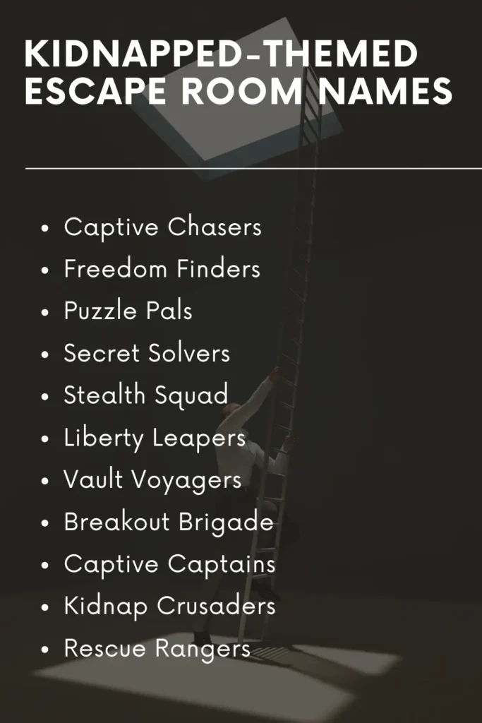 500+ Escape Room Team Names